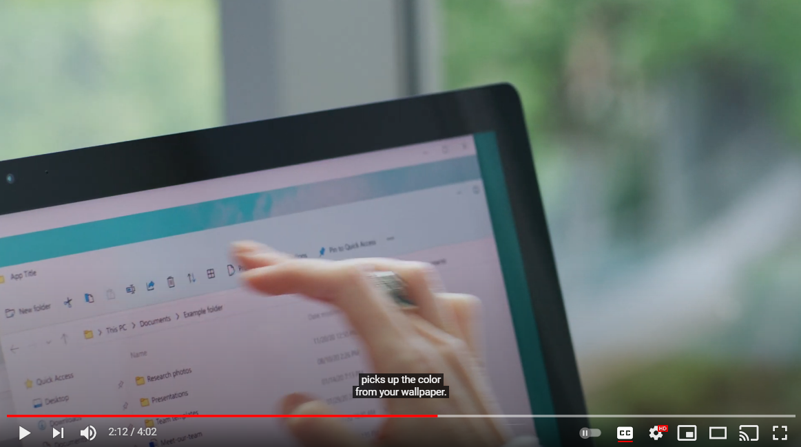 Glimpse of the redesigned Windows 11 file explorer in the latest ...
