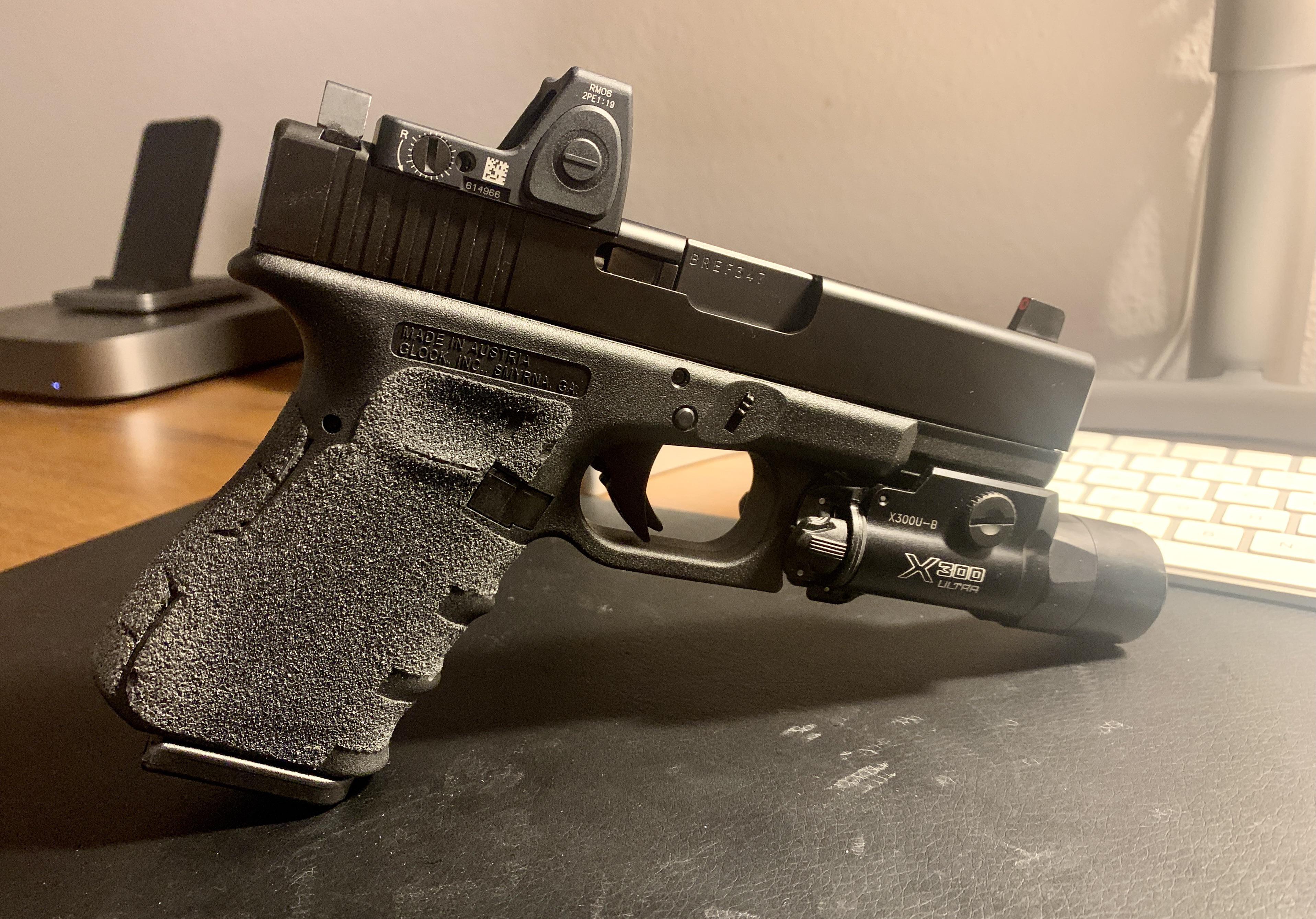 Glock 19 upgrades done. Red dot is life. | Scrolller