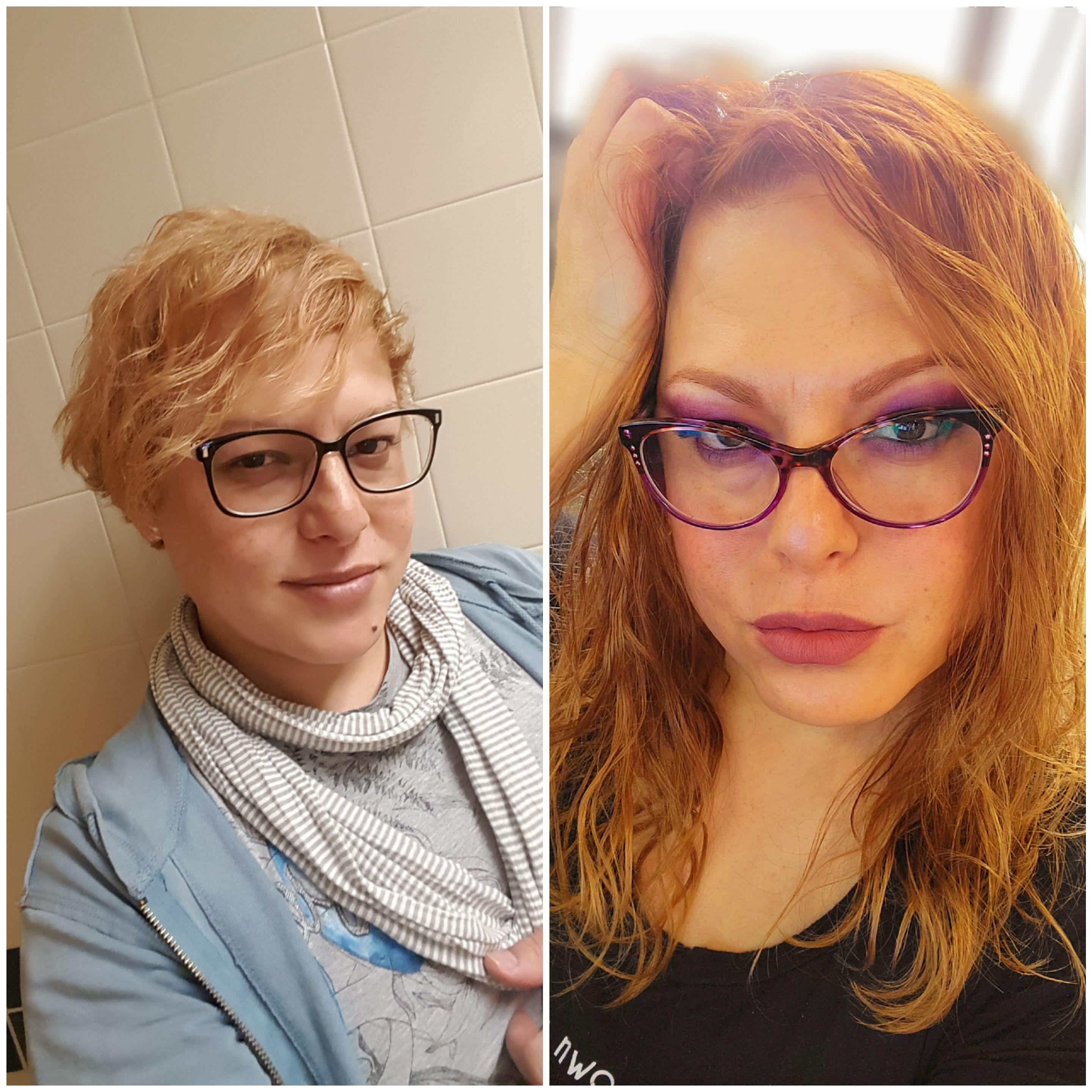 Glow up Monday! 42 years old. Almost 4 years on hrt. | Scrolller