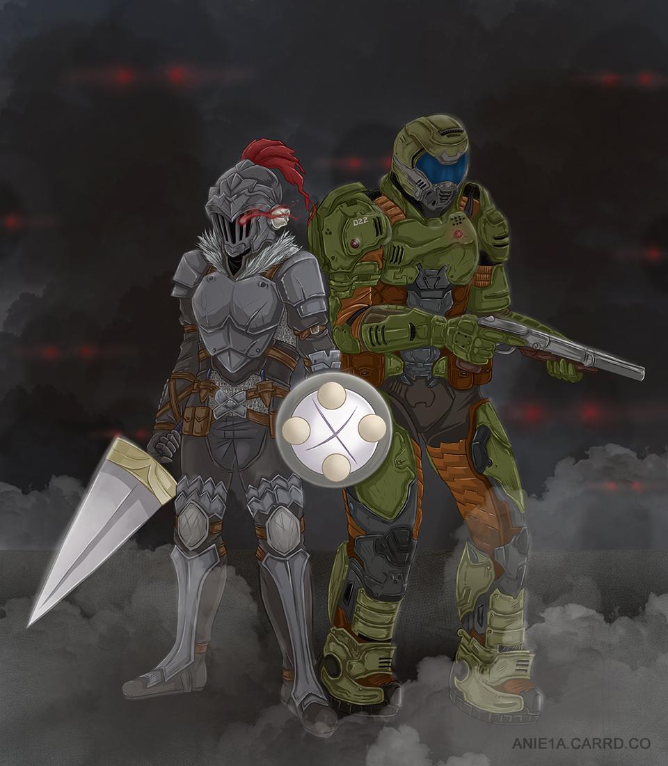 Goblin Slayer and DOOM Slayer Fanart - My Two Favorite Slayers [Artwork ...