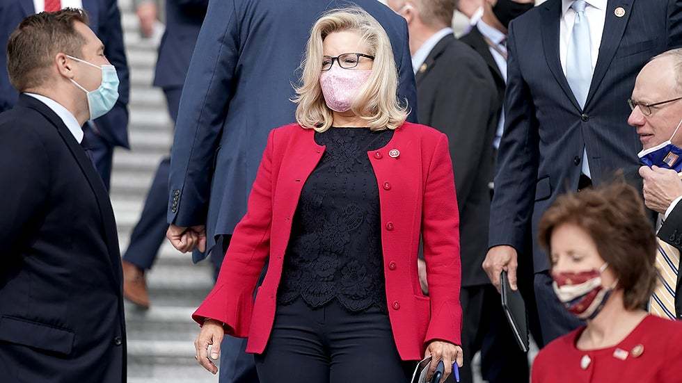 godamn liz cheney 😵almost lost control | Scrolller