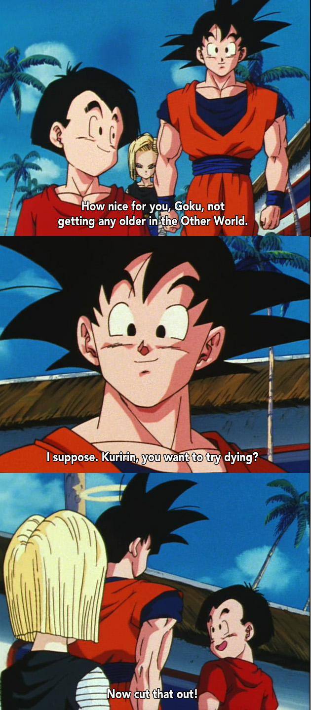 Goku, just saying Goku things | Scrolller