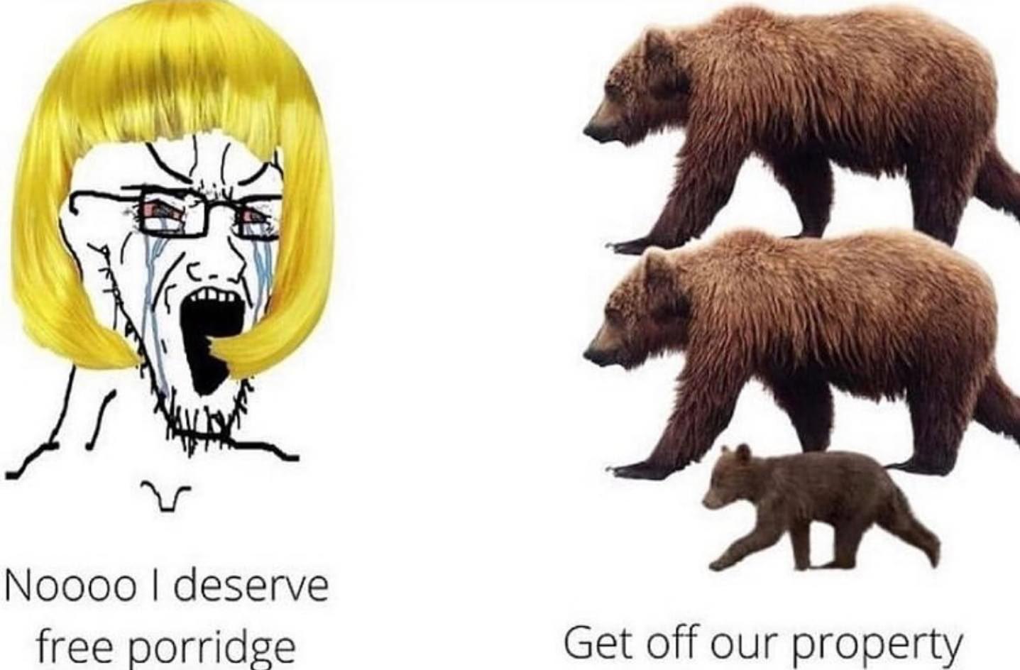 Goldilocks, more like… | Scrolller