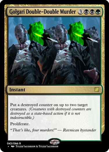 Golgari Double-Double Murder | Scrolller