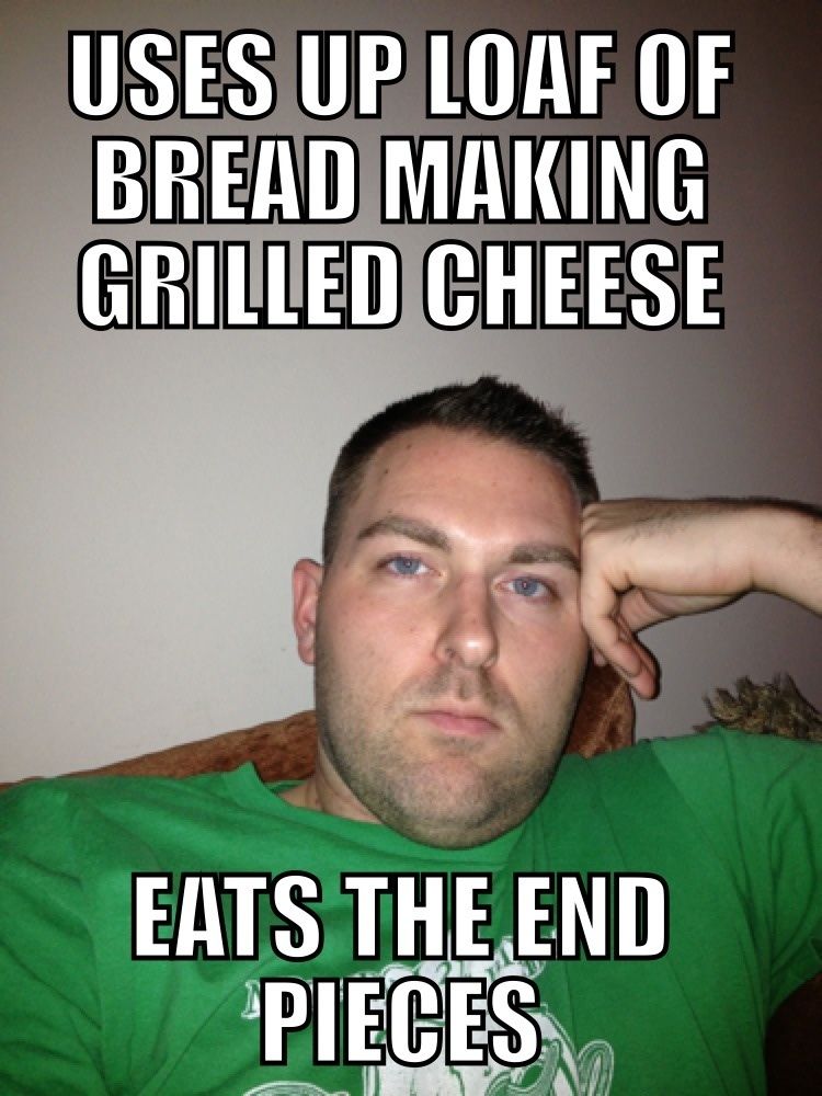 Good Guy Dad eats the "heel" | Scrolller