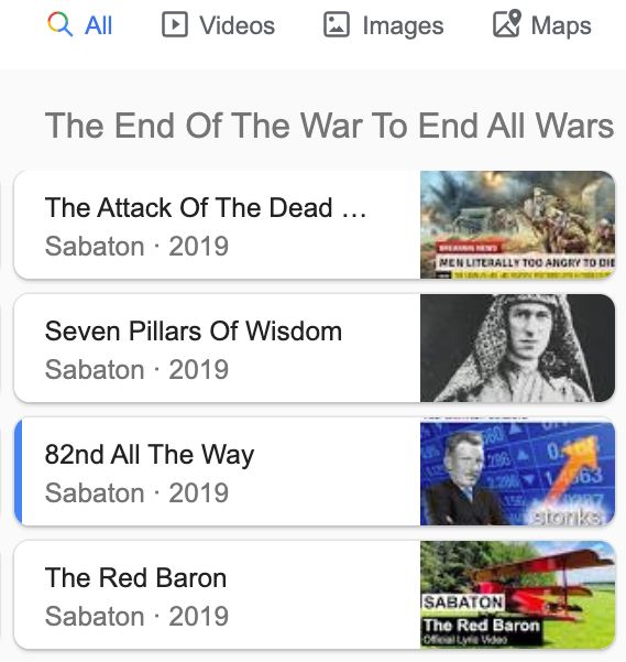 Good job, Reddit. Now I can watch Sabaton memes while searching for the lyrics | Scrolller