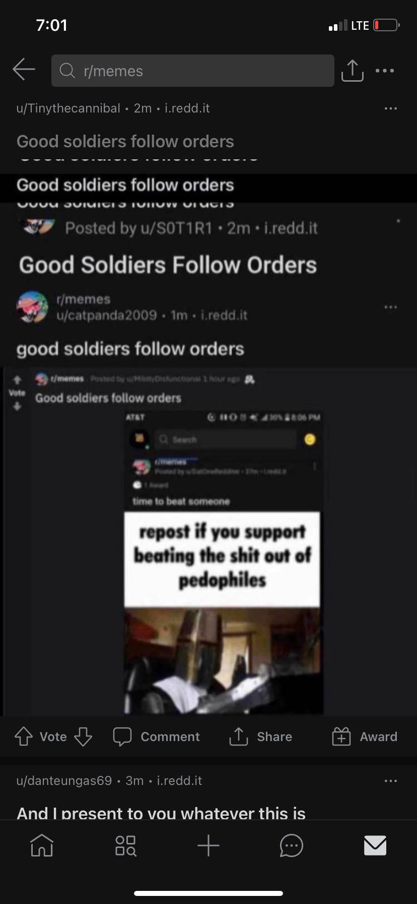 Good soilders follow orders | Scrolller