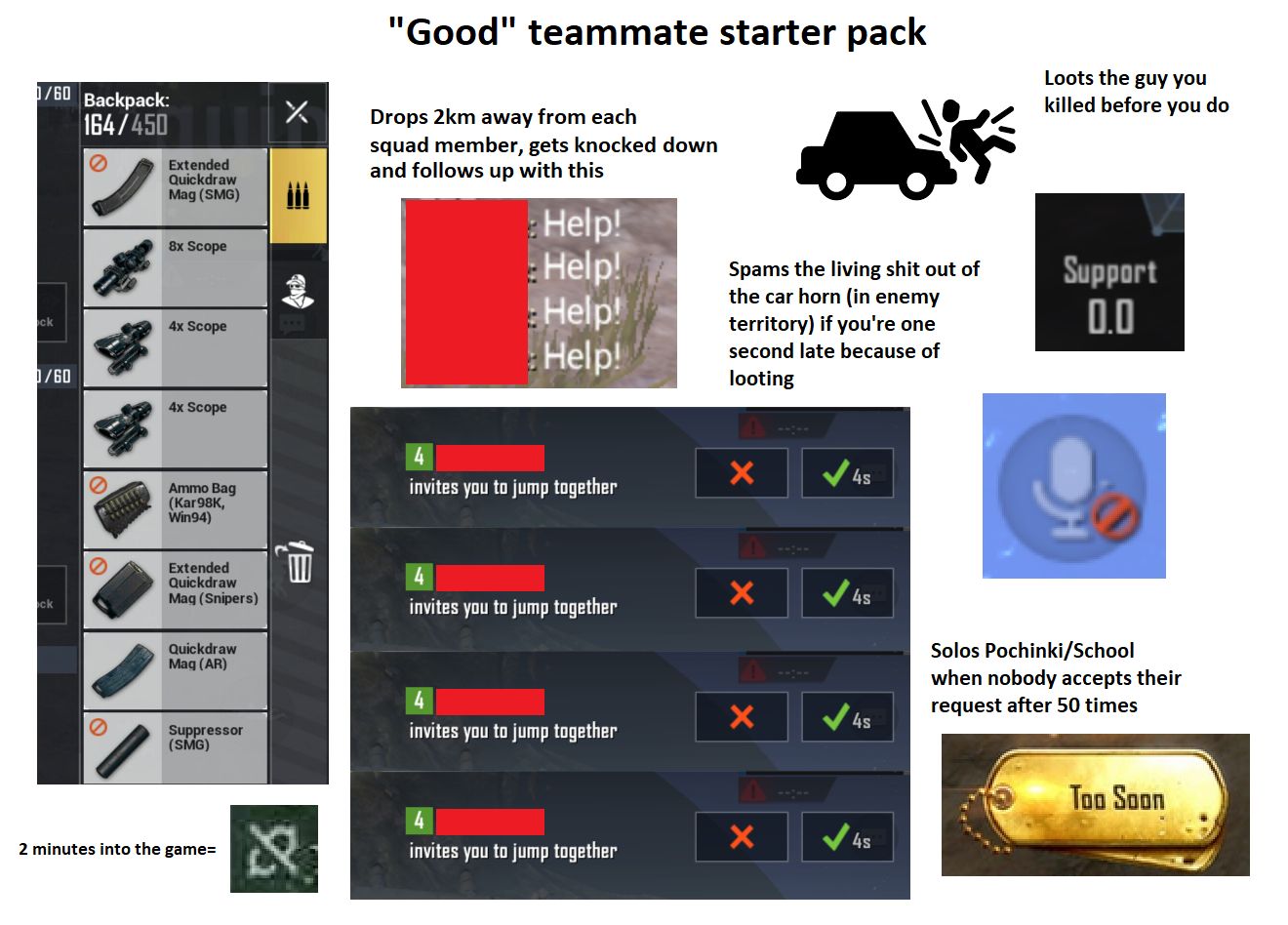 "Good" squadmate starter pack | Scrolller