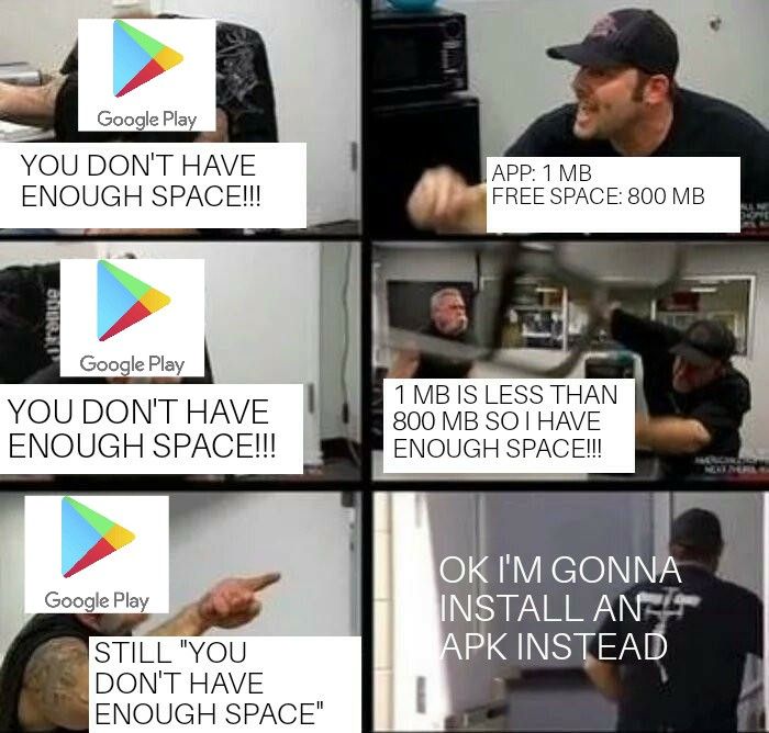 Google play be like: | Scrolller