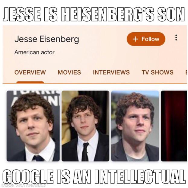 Google spelled Heisenberg wrong 😡😡 | Scrolller