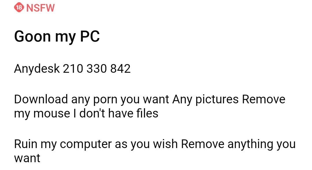 Gooners traps ruin my computer | Scrolller