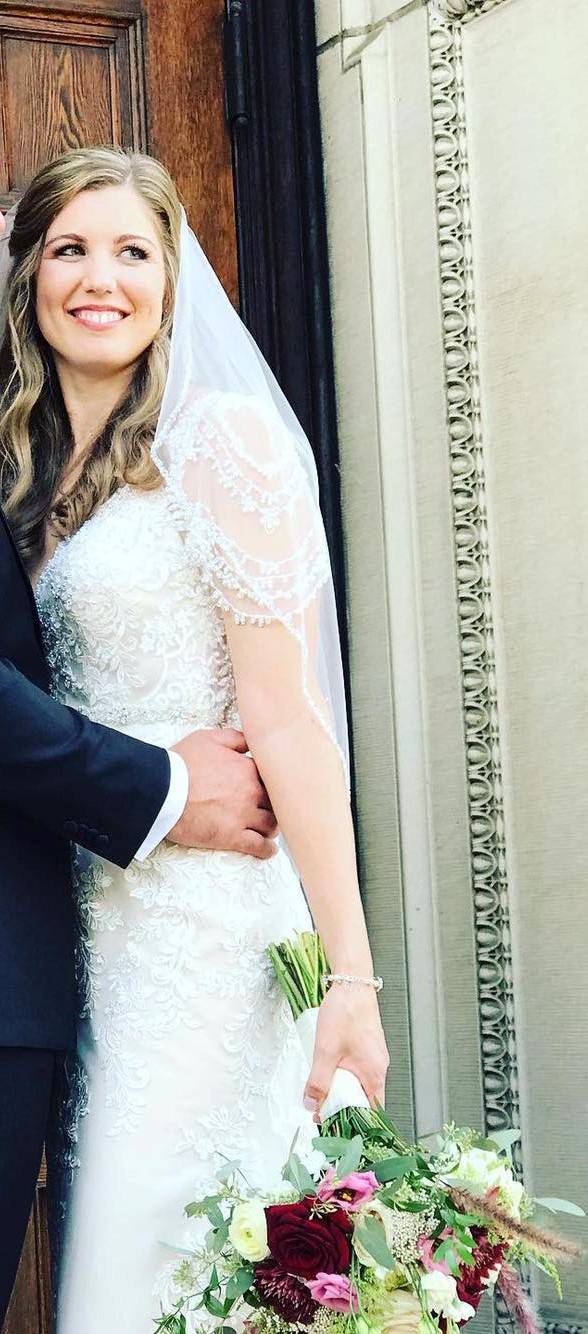 Gorgeous Blonde has a short but joyful bridal boudoir session (AIC) | Scrolller