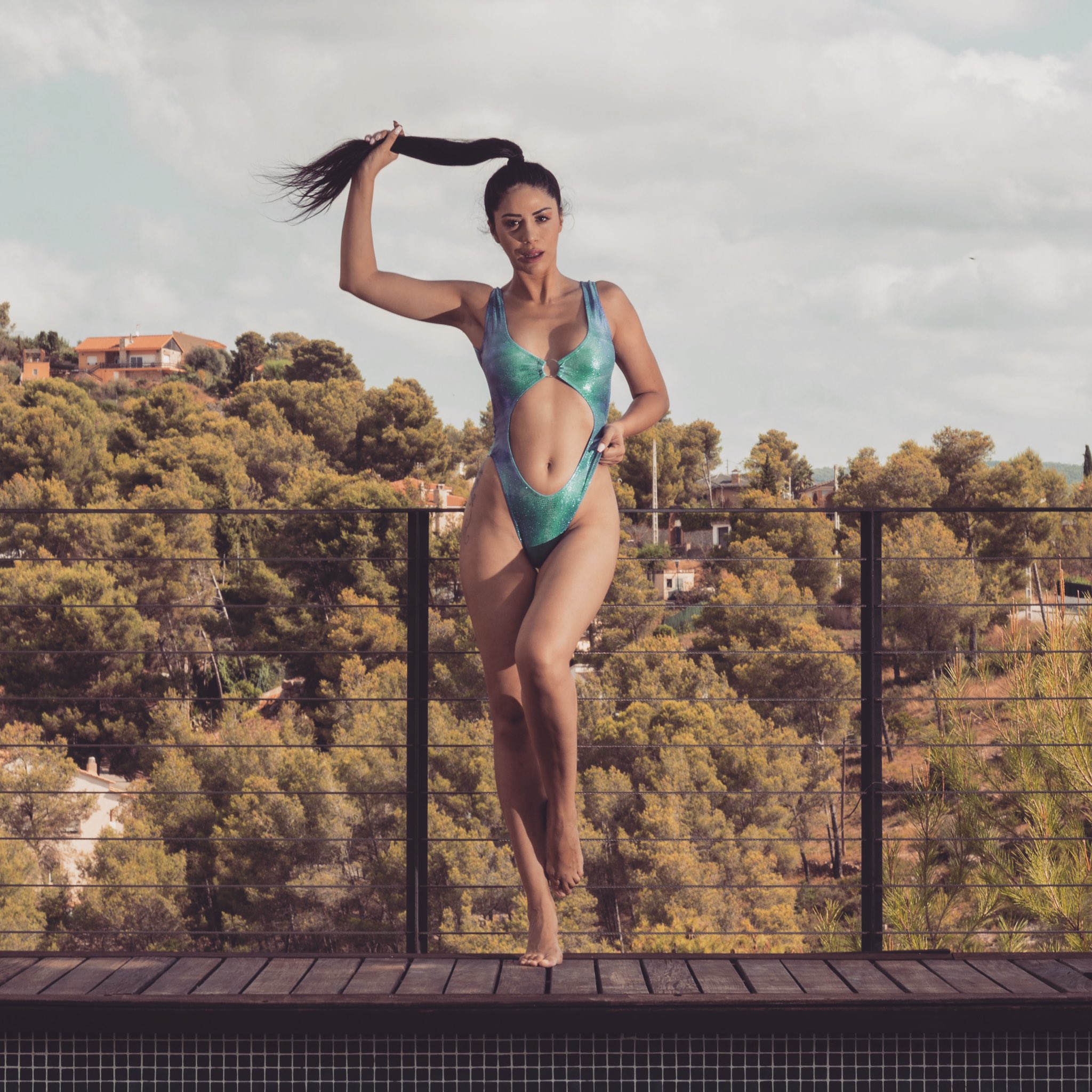 Gorgeous Julia de Lucia looking stunning on set last week in Spain | Scrolller