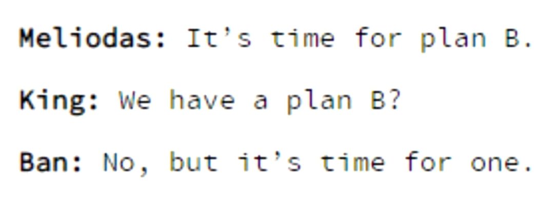 Gosh darn it meliodas | Scrolller