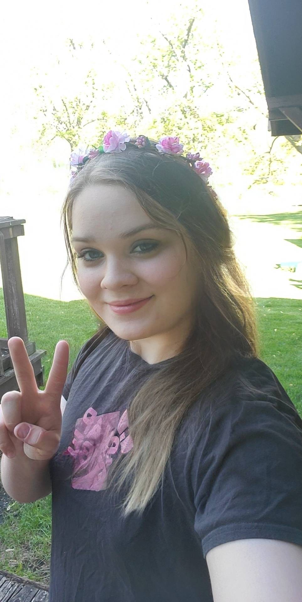 Got A Flower Crown And Was Super Excited To Show People Scrolller