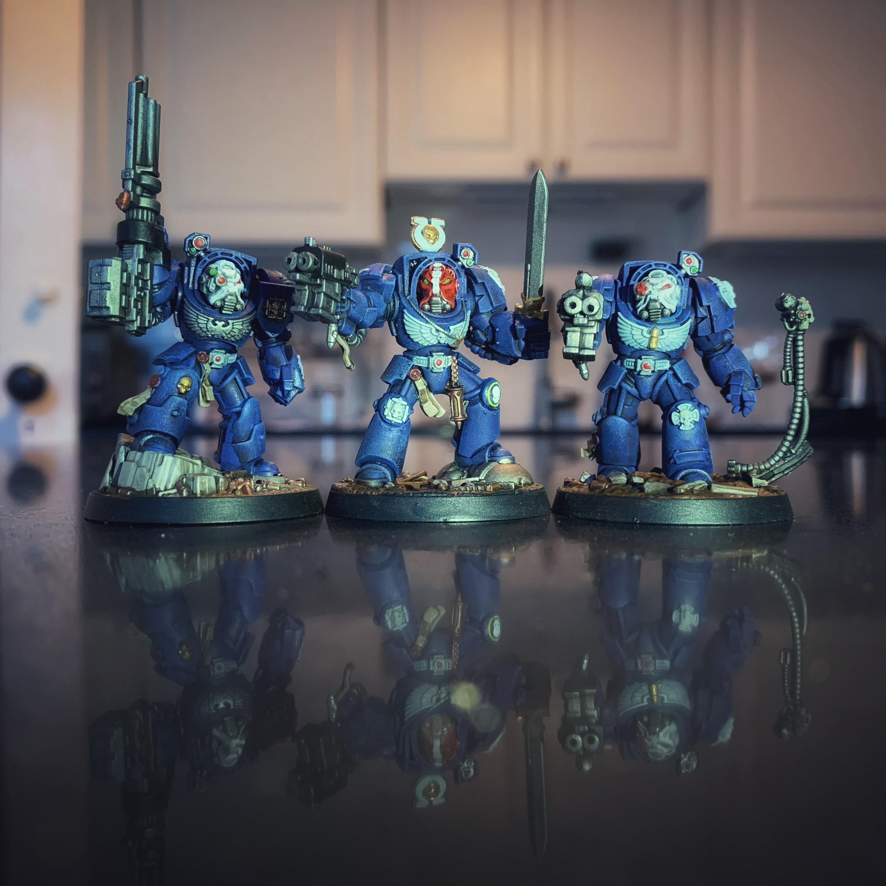 Got a squad of the terminators finally painted | Scrolller