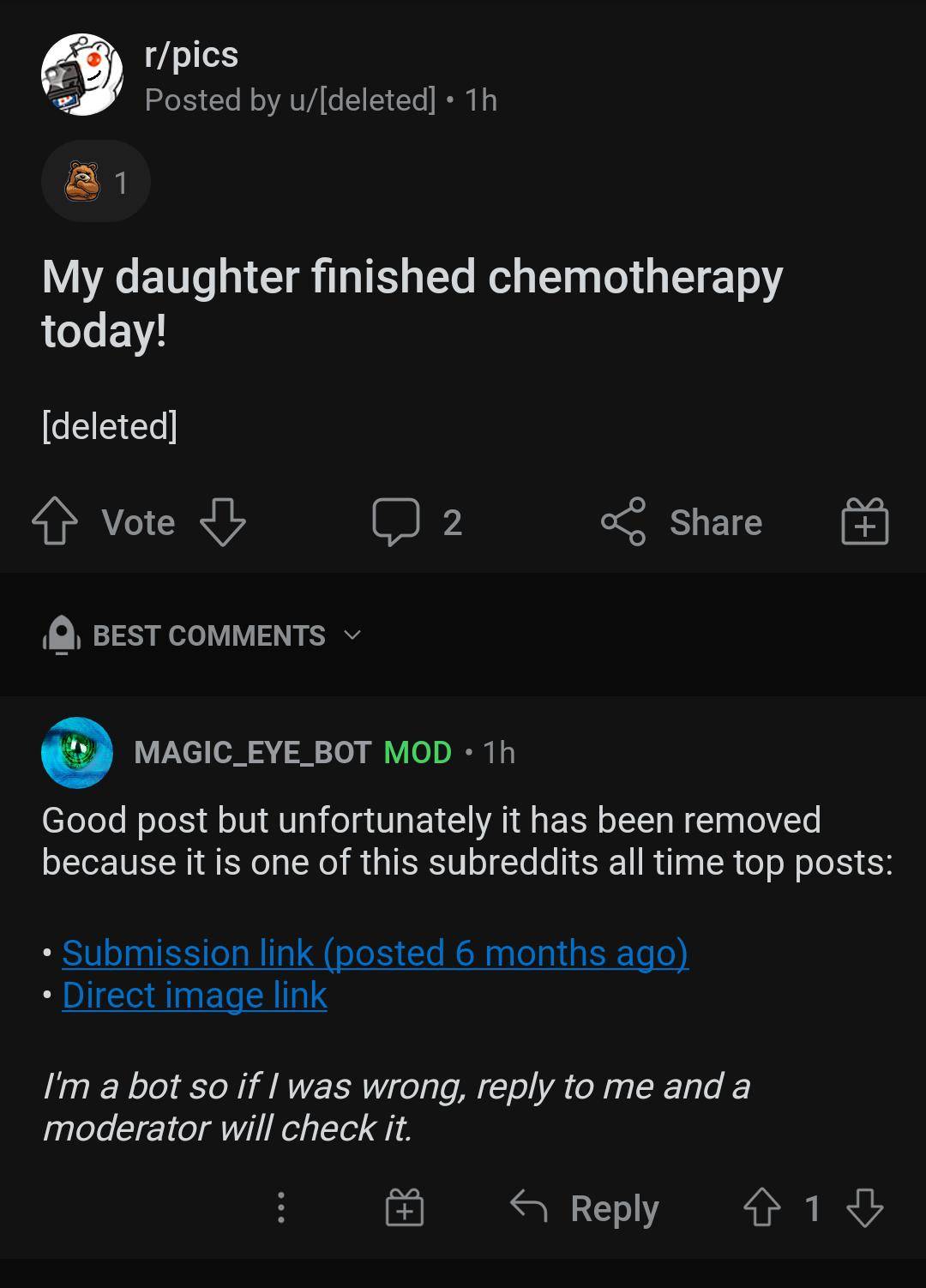 Got caught by the bot | Scrolller