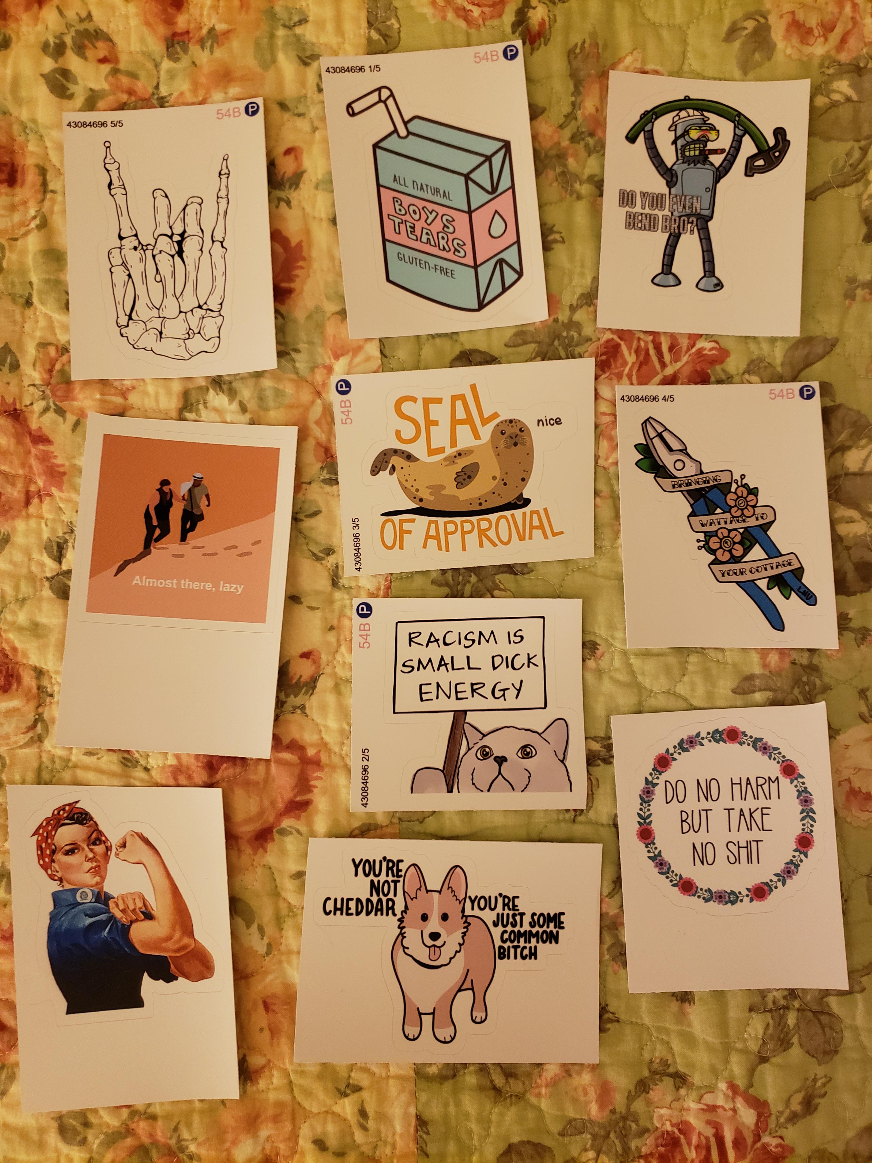 Got some stickers for my packout! | Scrolller