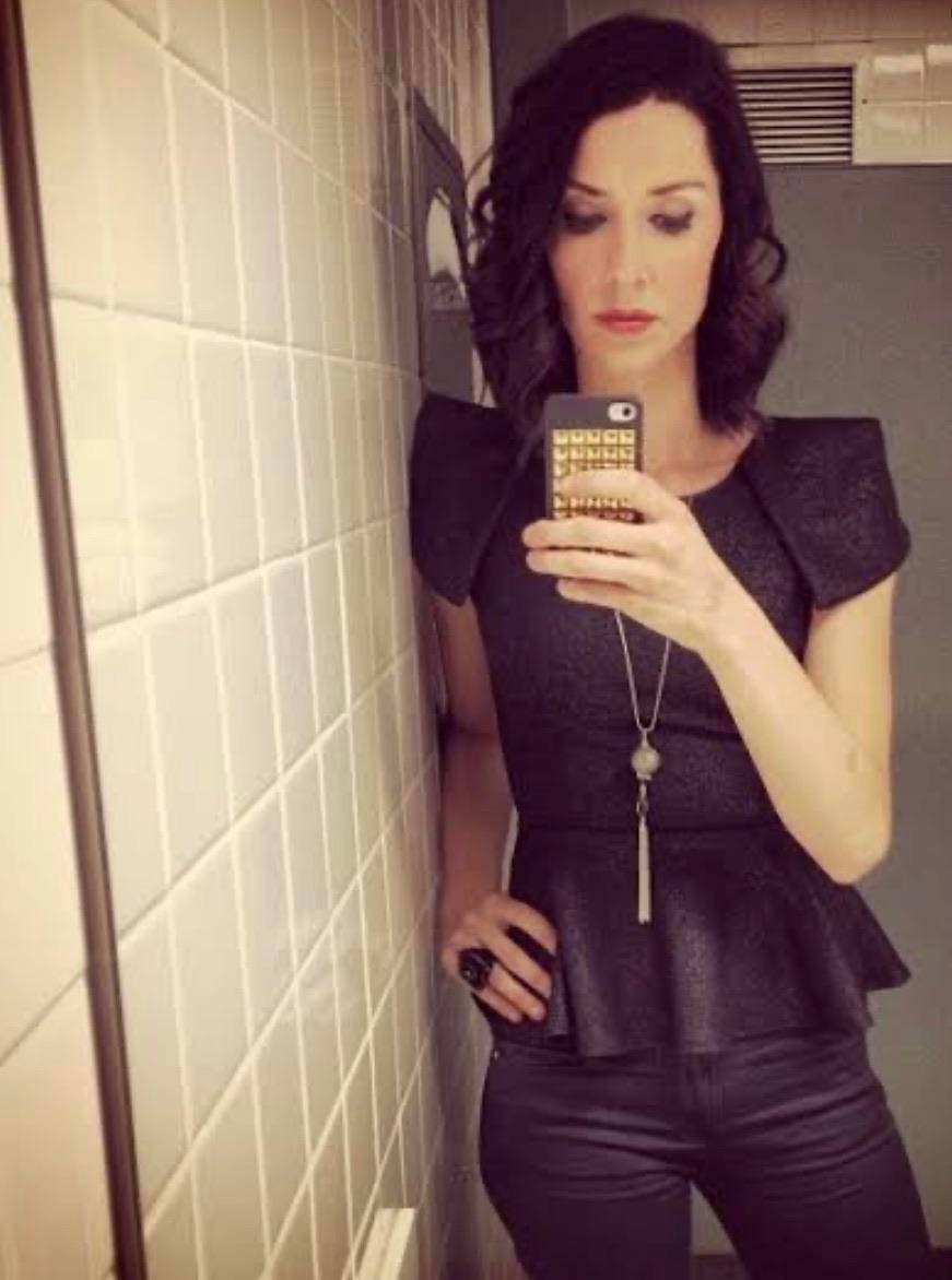 Gotta love a public bathroom selfie - Abby Martin | Scrolller
