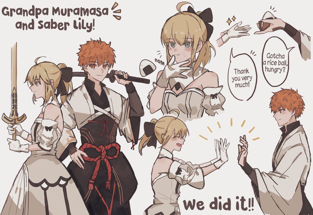 Grandpa Muramasa And Saber Lily | Scrolller