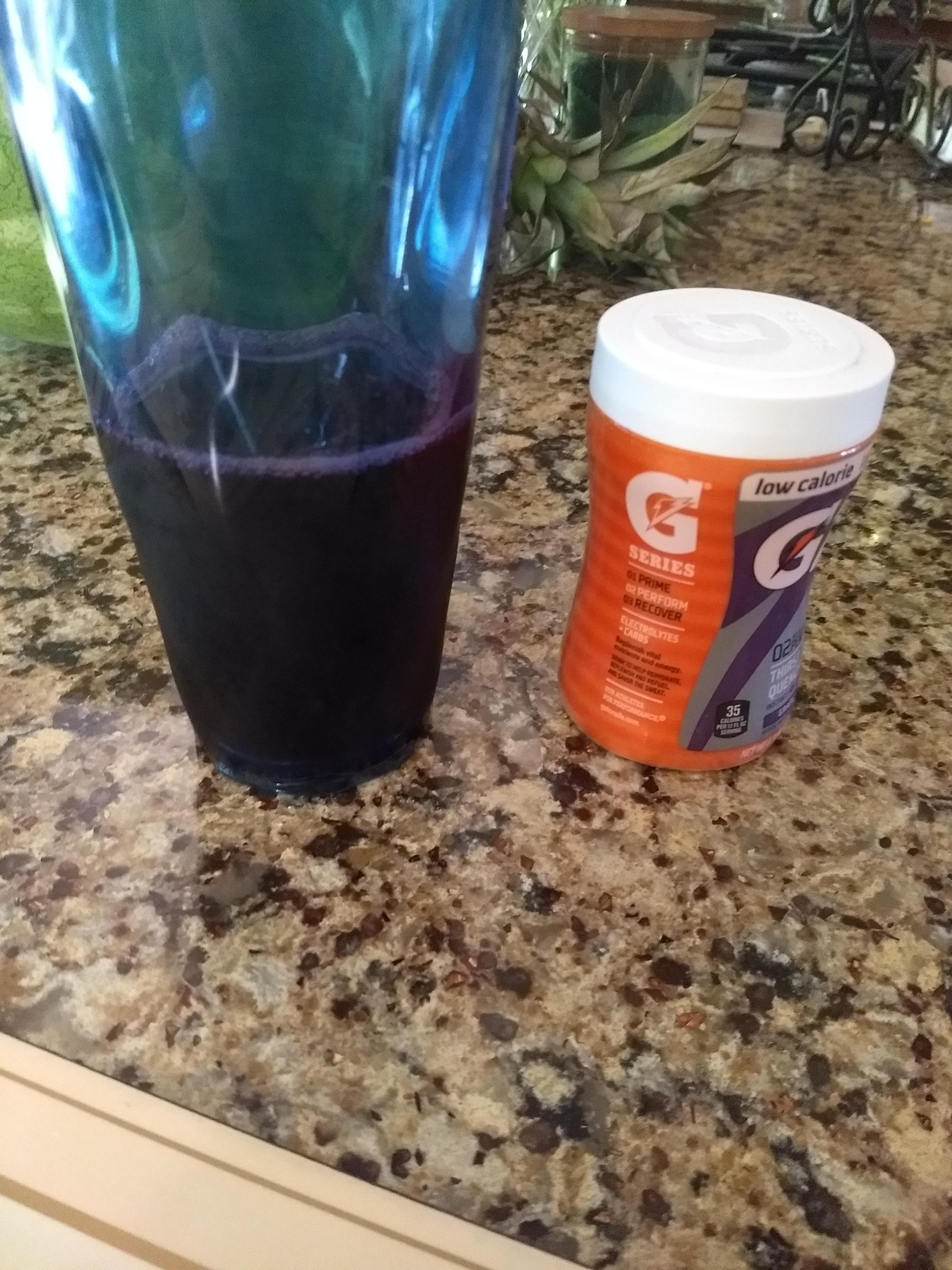 Grape Gatorade in grape juice | Scrolller