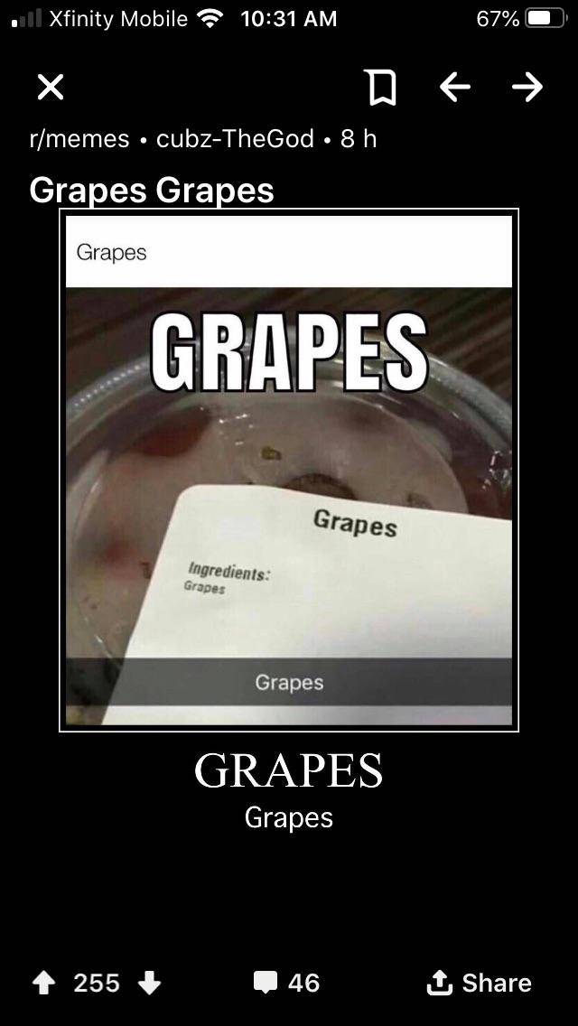 Grapes grapes | Scrolller