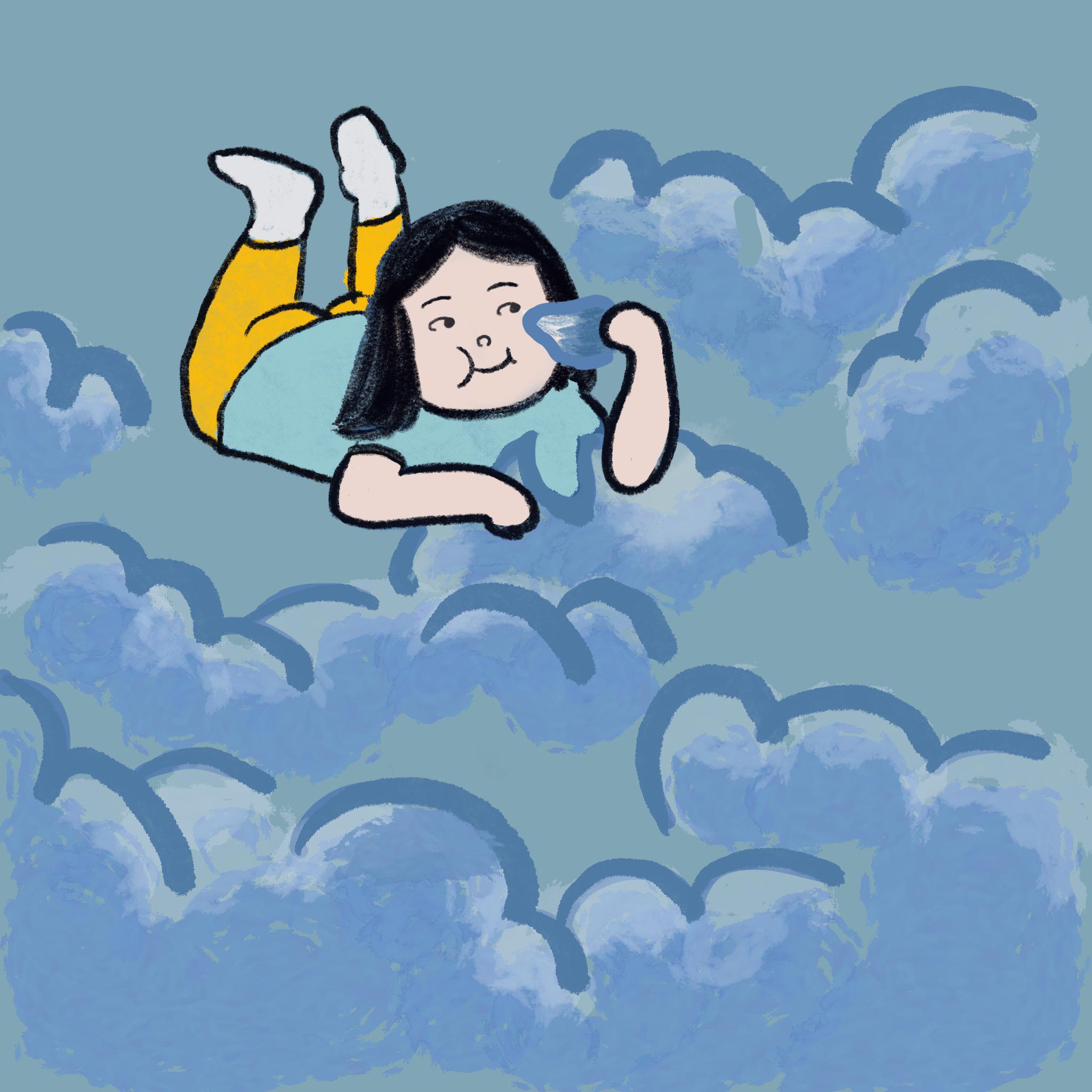 grazing on cloud by me | Scrolller