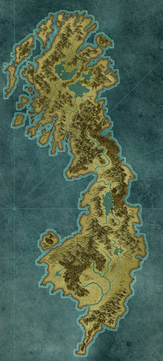 Great Isle of Cambria [First go at Wonderdraft] | Scrolller