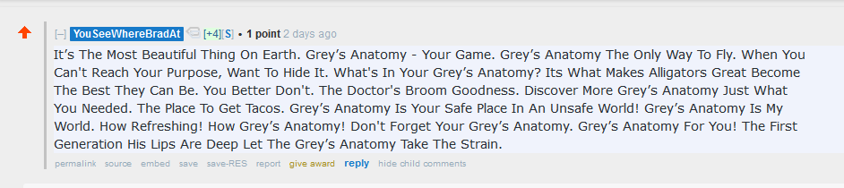 Greys Anatomy Scrolller
