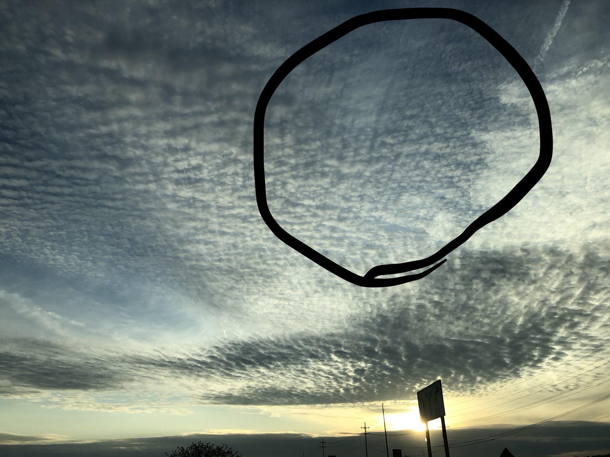 Grid Pattern in Cloud? Michigan. | Scrolller