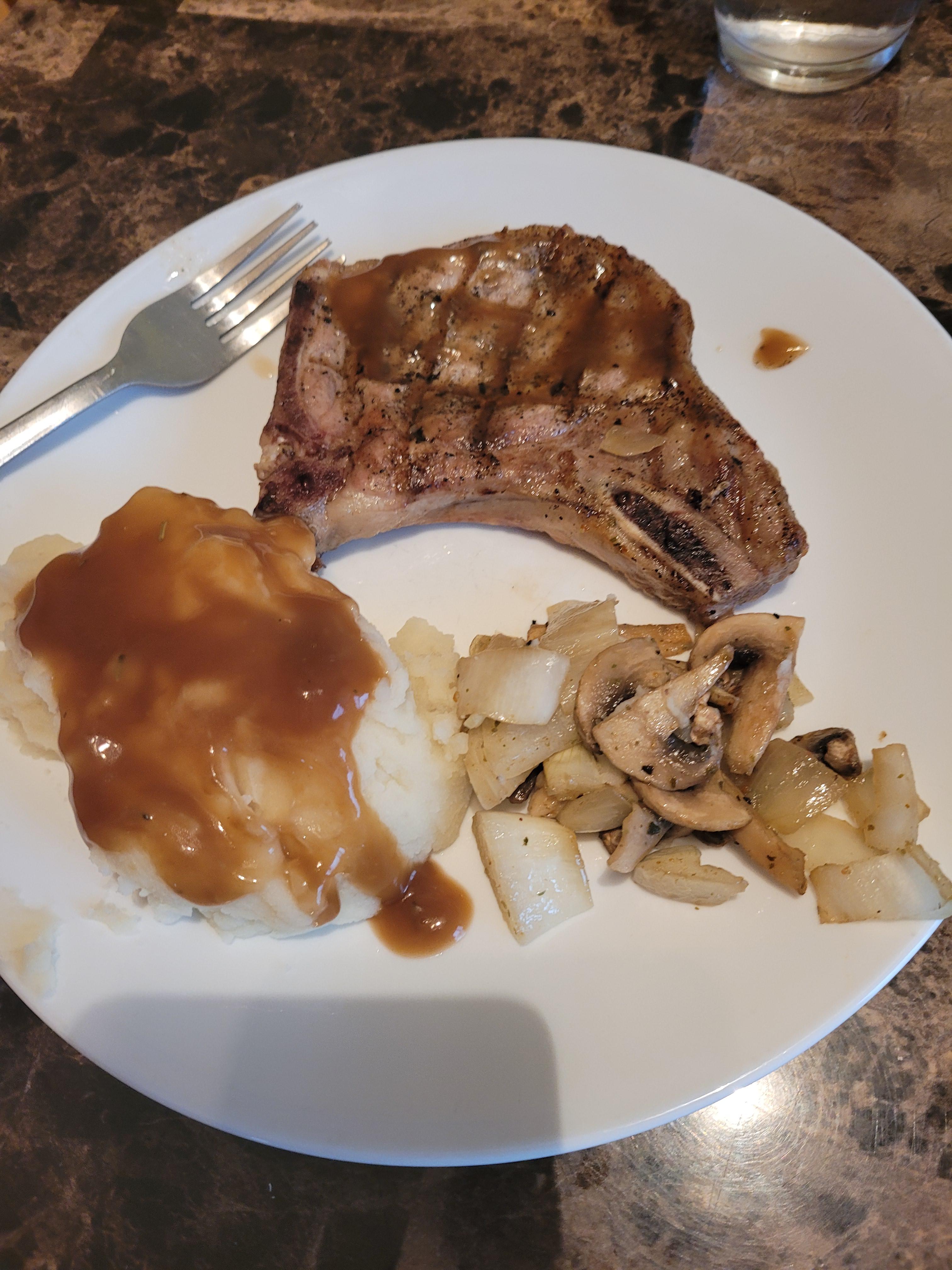 Grilled pork chop | Scrolller