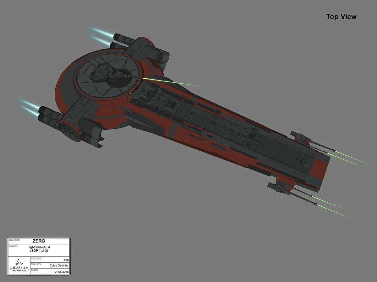 Guavian Death Gang Ship - Star Wars Resistance | Scrolller