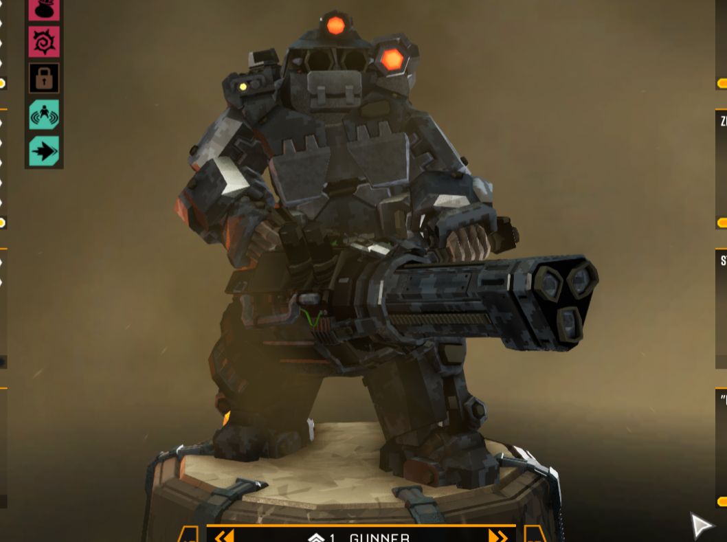 Gunner is supposed to look like a walking tank, right? | Scrolller