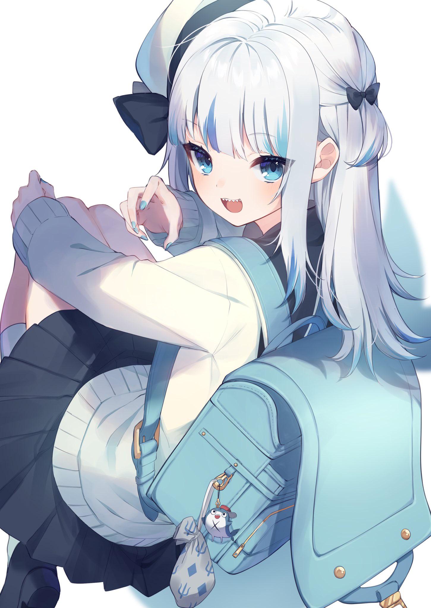 Gura seems to like her new backpack | Scrolller