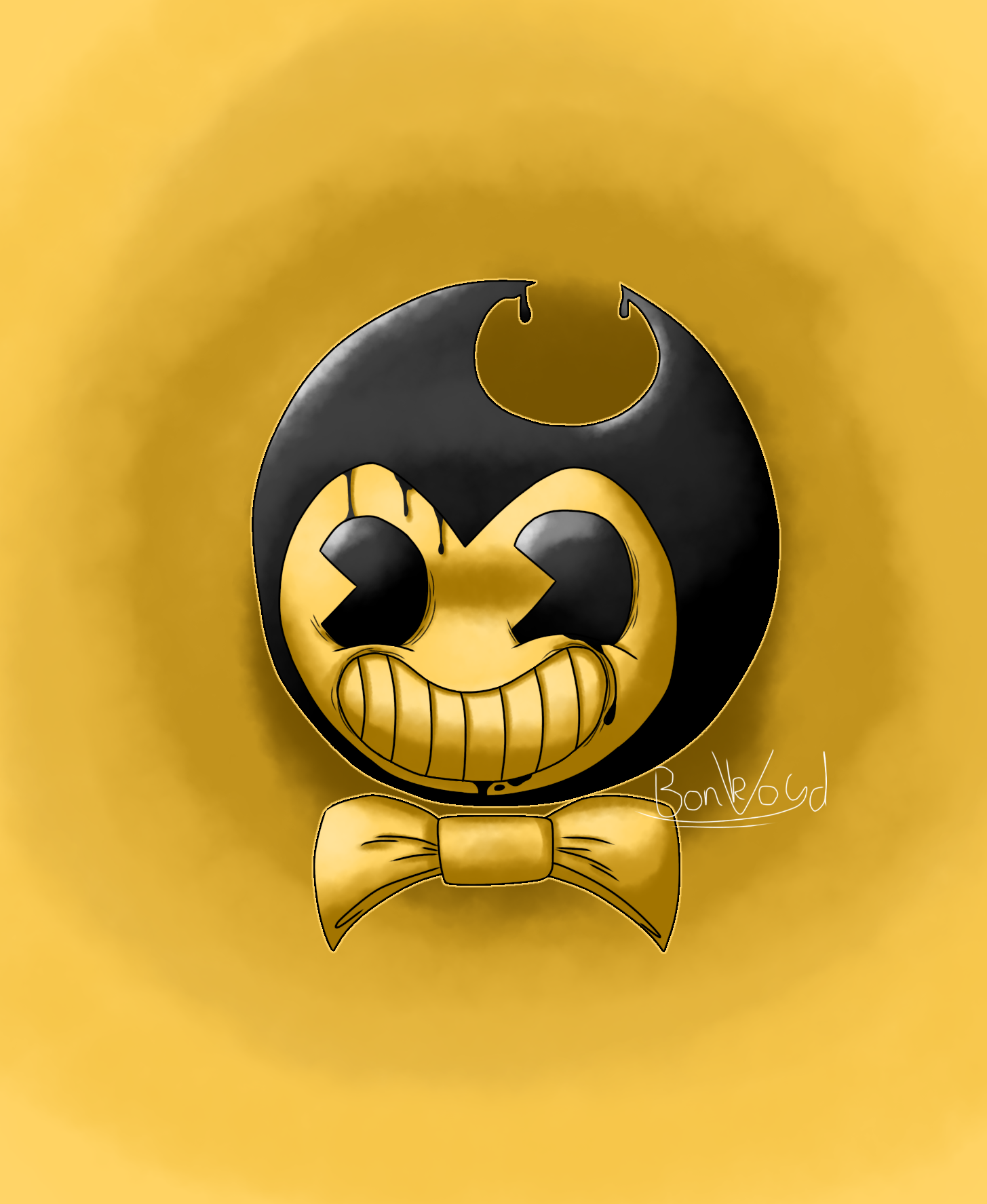 had a go at drawing bendy | Scrolller