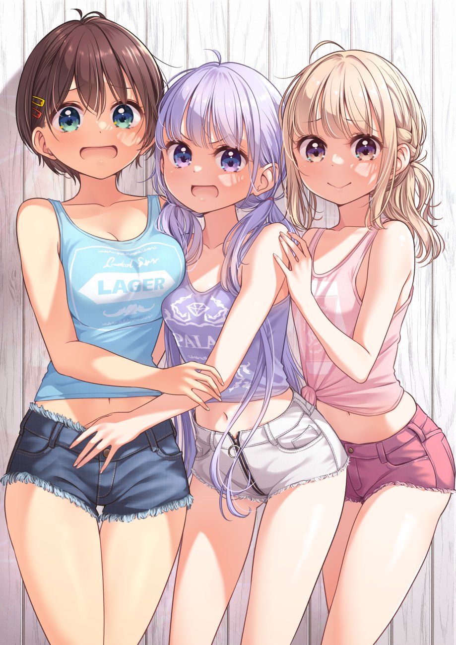 Hajime, Aoba, and Yun [New Game!] | Scrolller