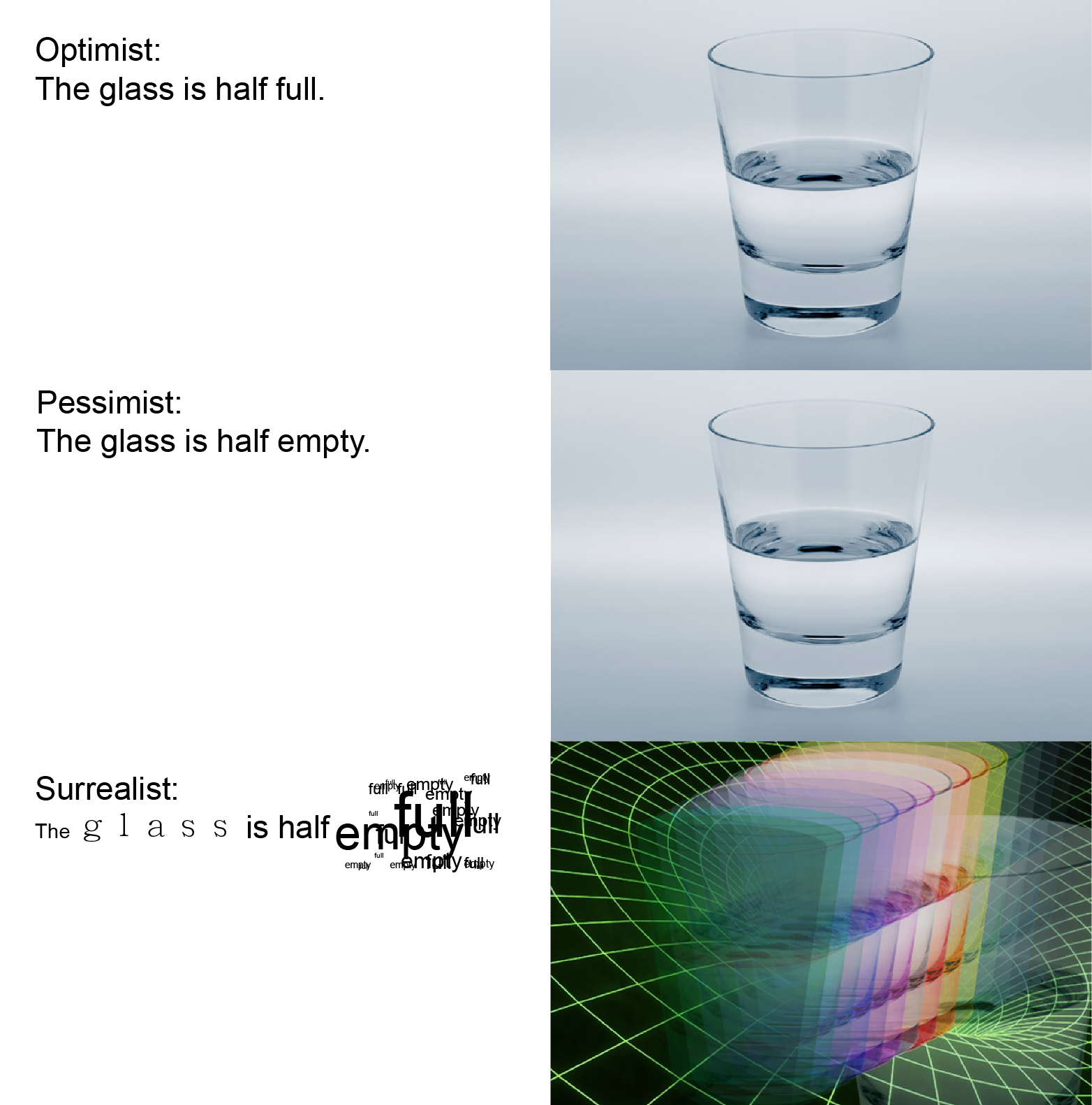 Half full or half empty | Scrolller