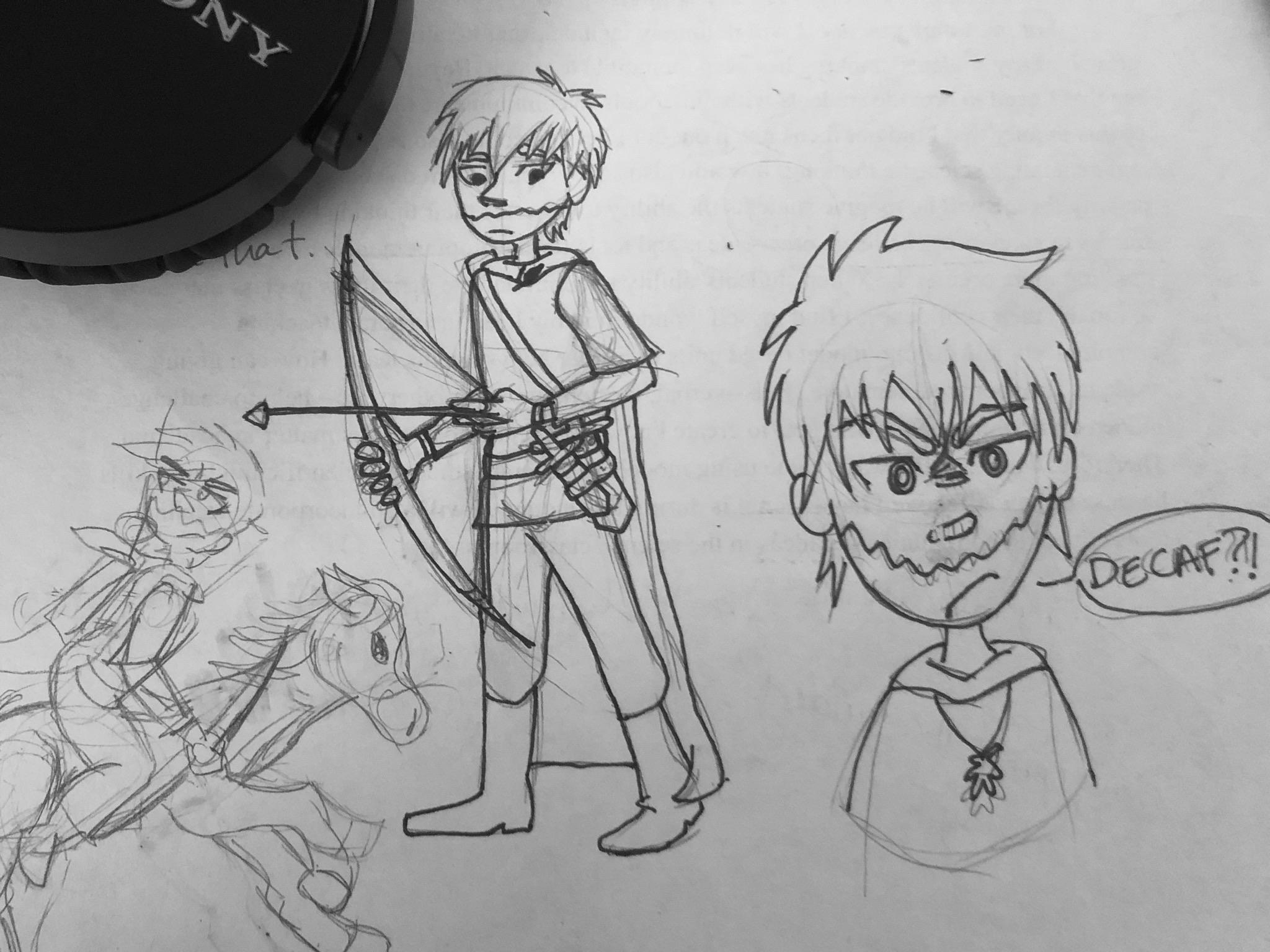 Halt doodles to avoid work | Scrolller