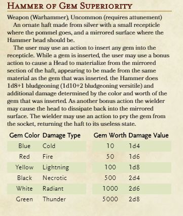 Hammer of Gem Superiority | Scrolller