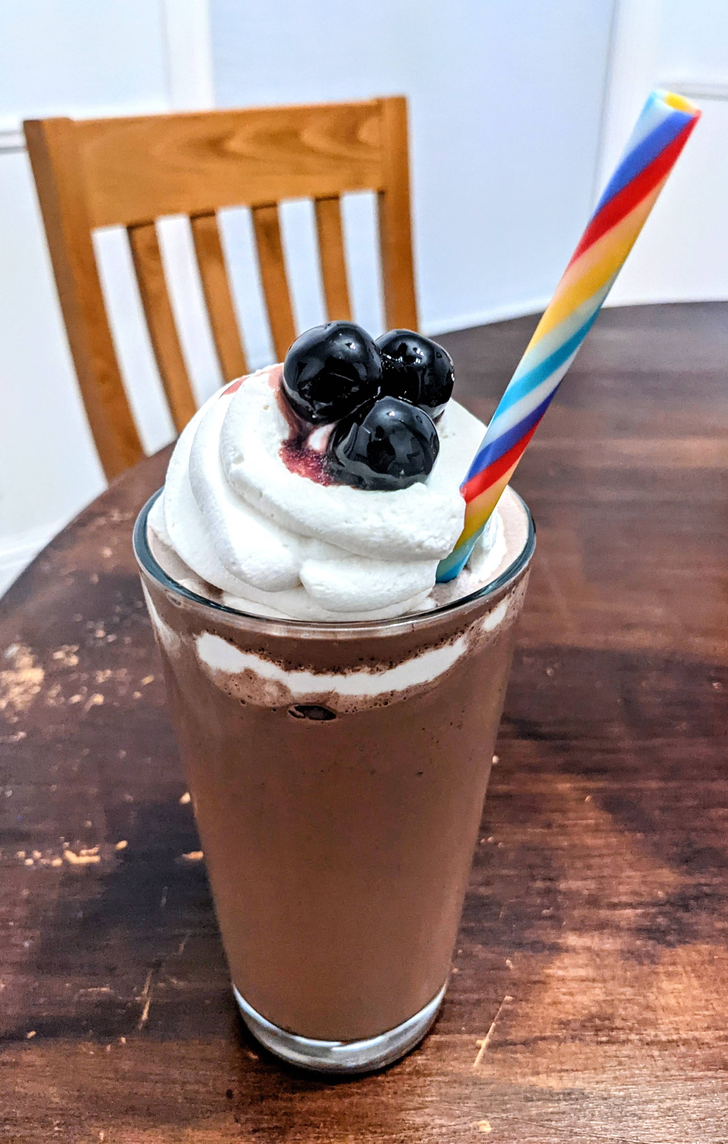Hand-spun Chocolate and Oreo Malt Shake | Scrolller