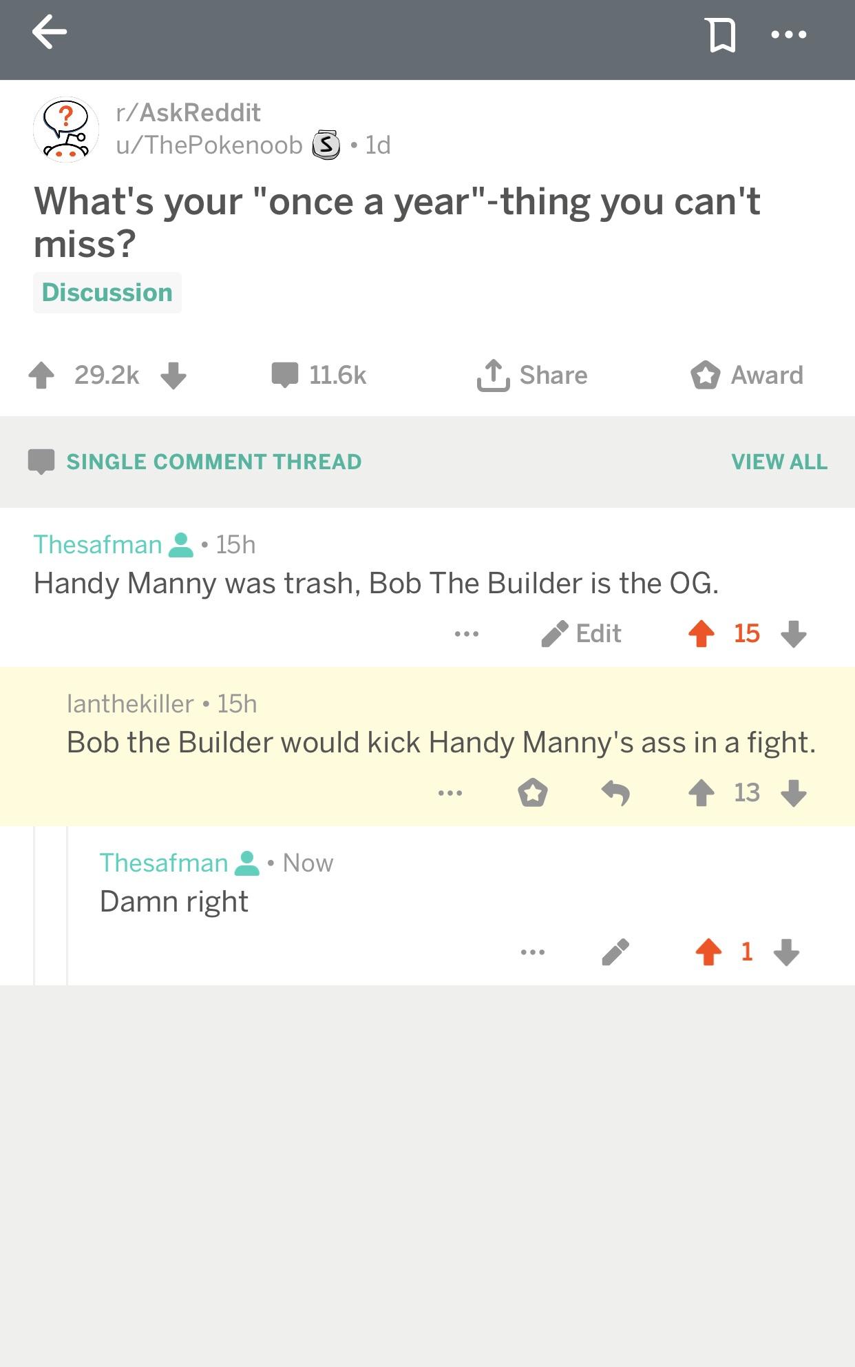 Handy Manny better watch out | Scrolller