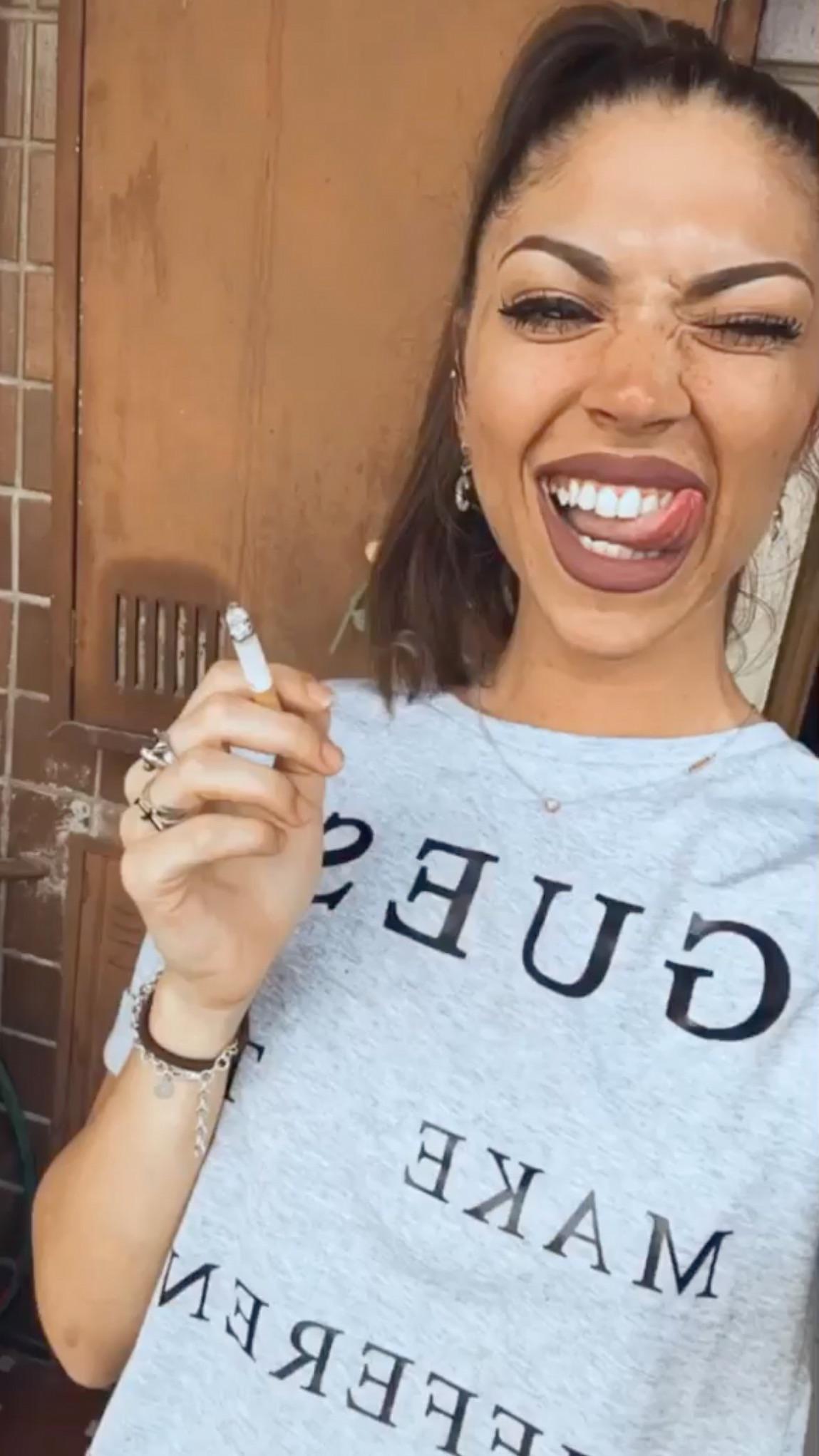 Happiness is a lit cigarette | Scrolller