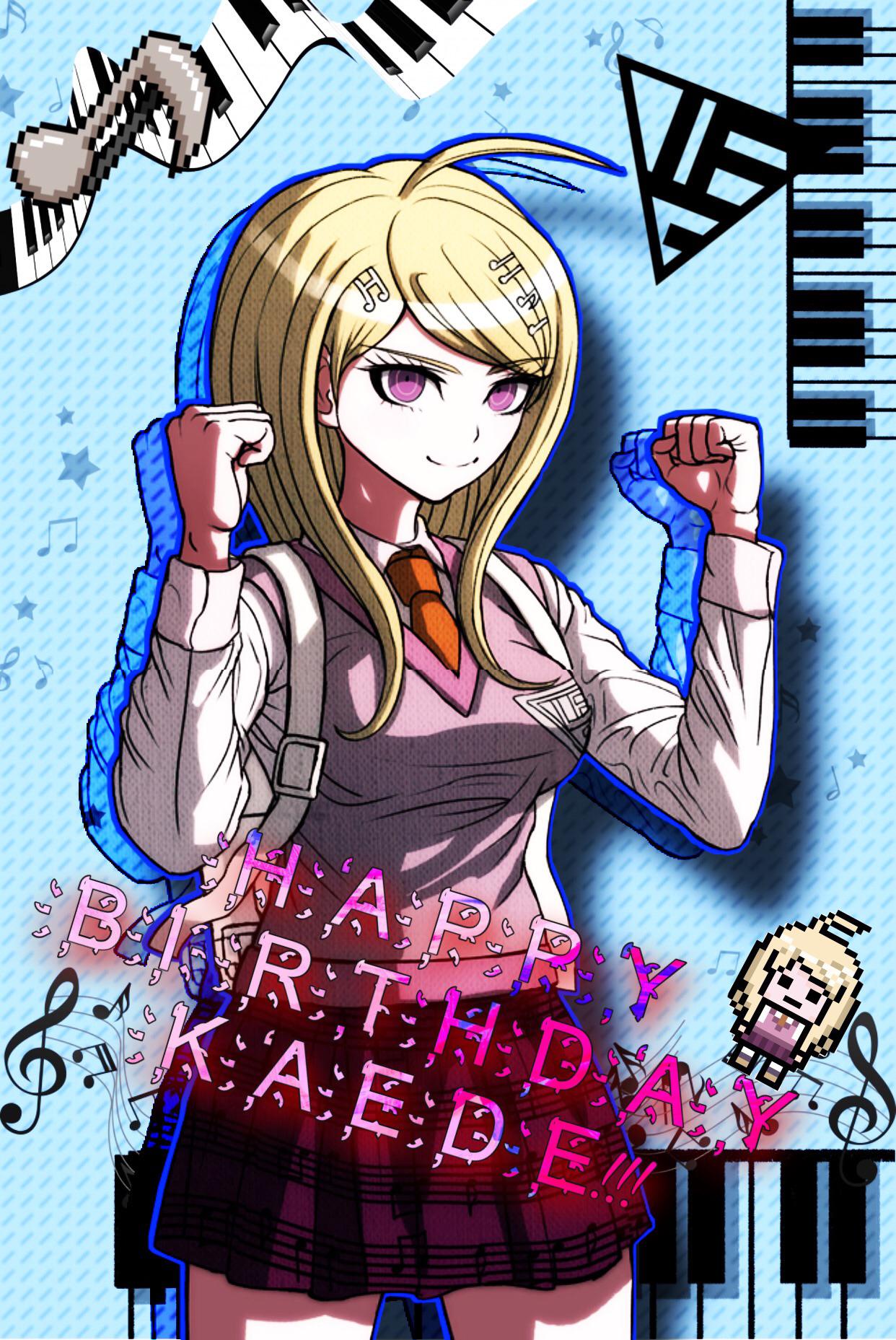 Happy Birthday Kaede!!!(decided to make an edited picture) | Scrolller
