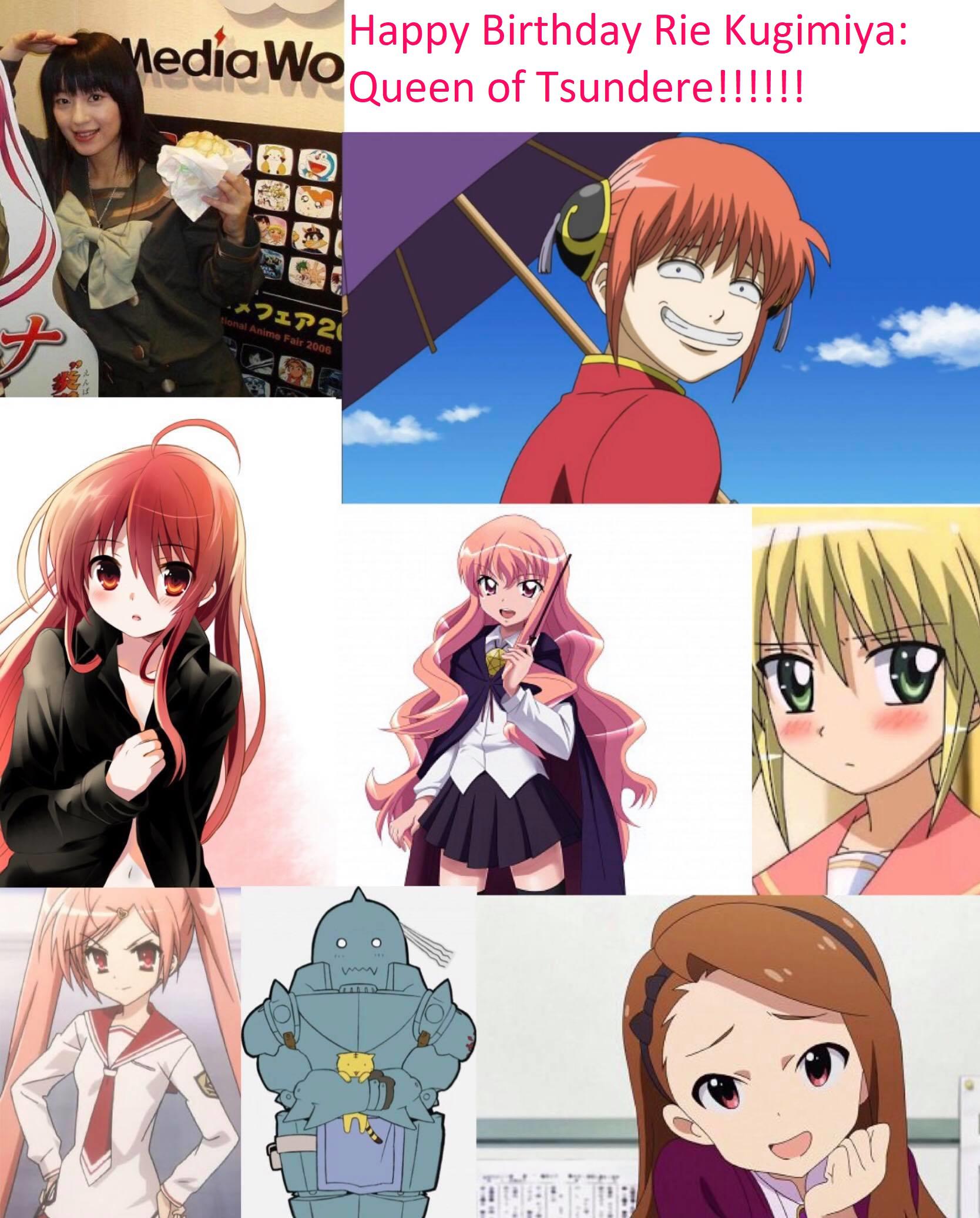 Happy Birthday Rie Kugimiya; Queen of Tsundere! | Scrolller