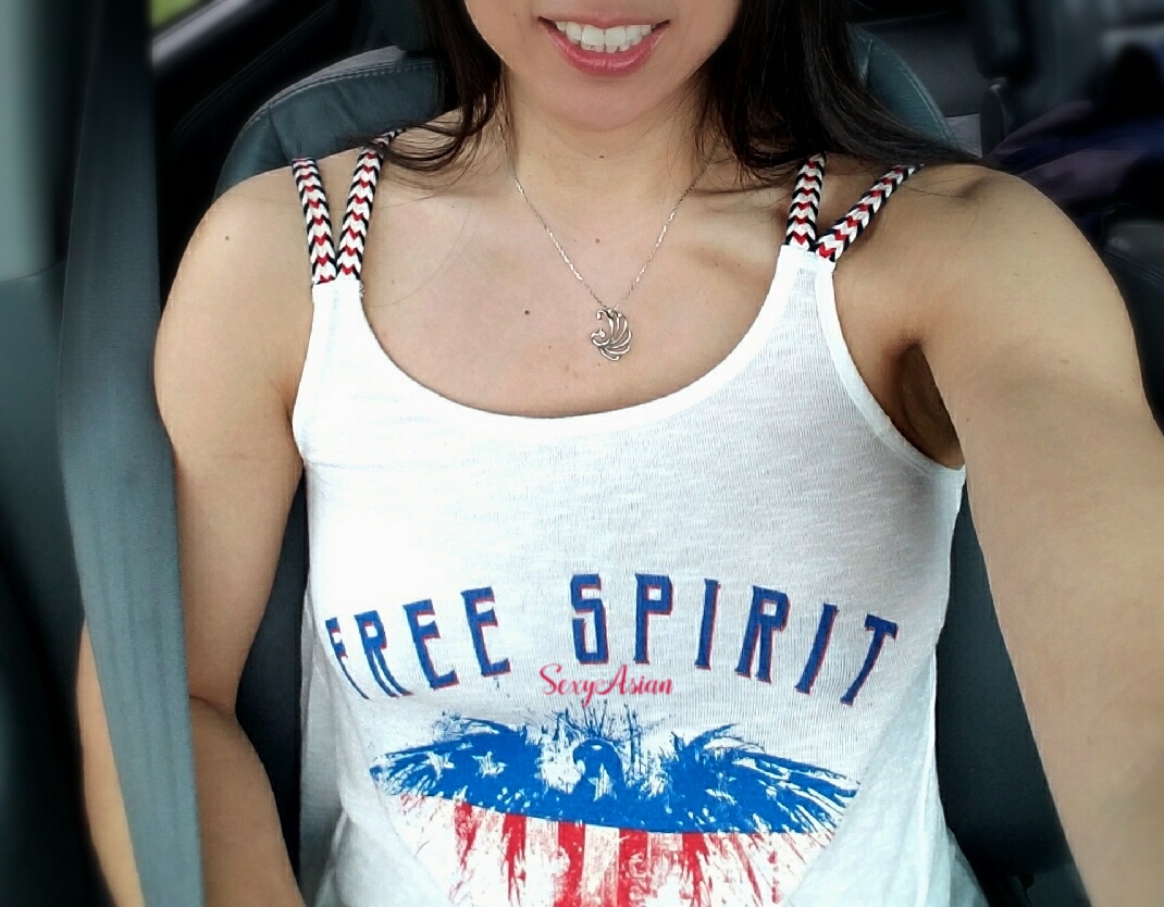 Happy Independence Day! Braless?...maybe so...SexyAsian 😉🥳 | Scrolller