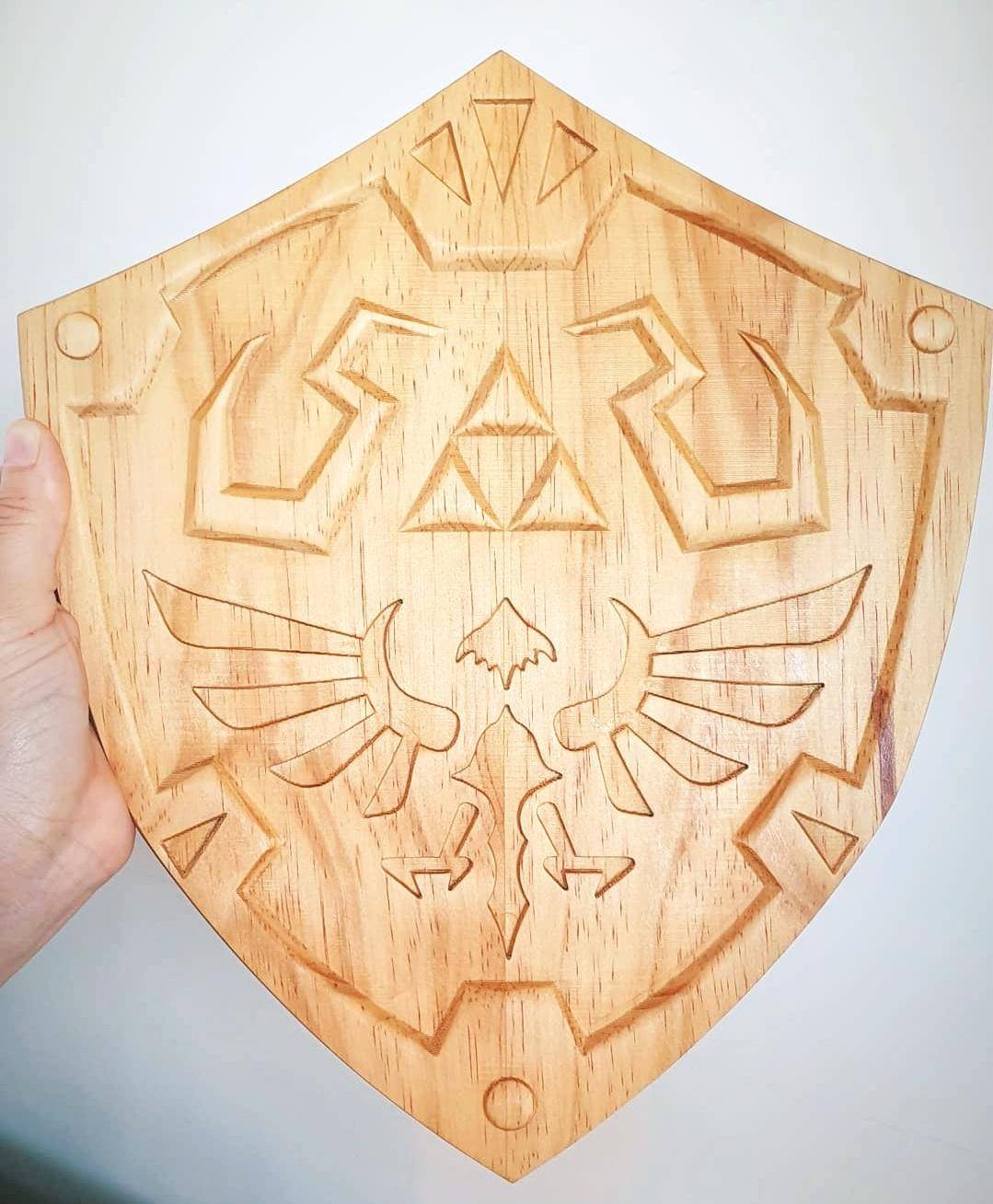 Finished the prototype of my favourite Zelda shield | Scrolller