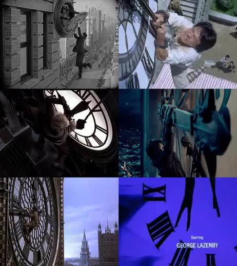 Harold Lloyd's iconic clock scene in Safety Last! has inspired some other filmmakers over the ...