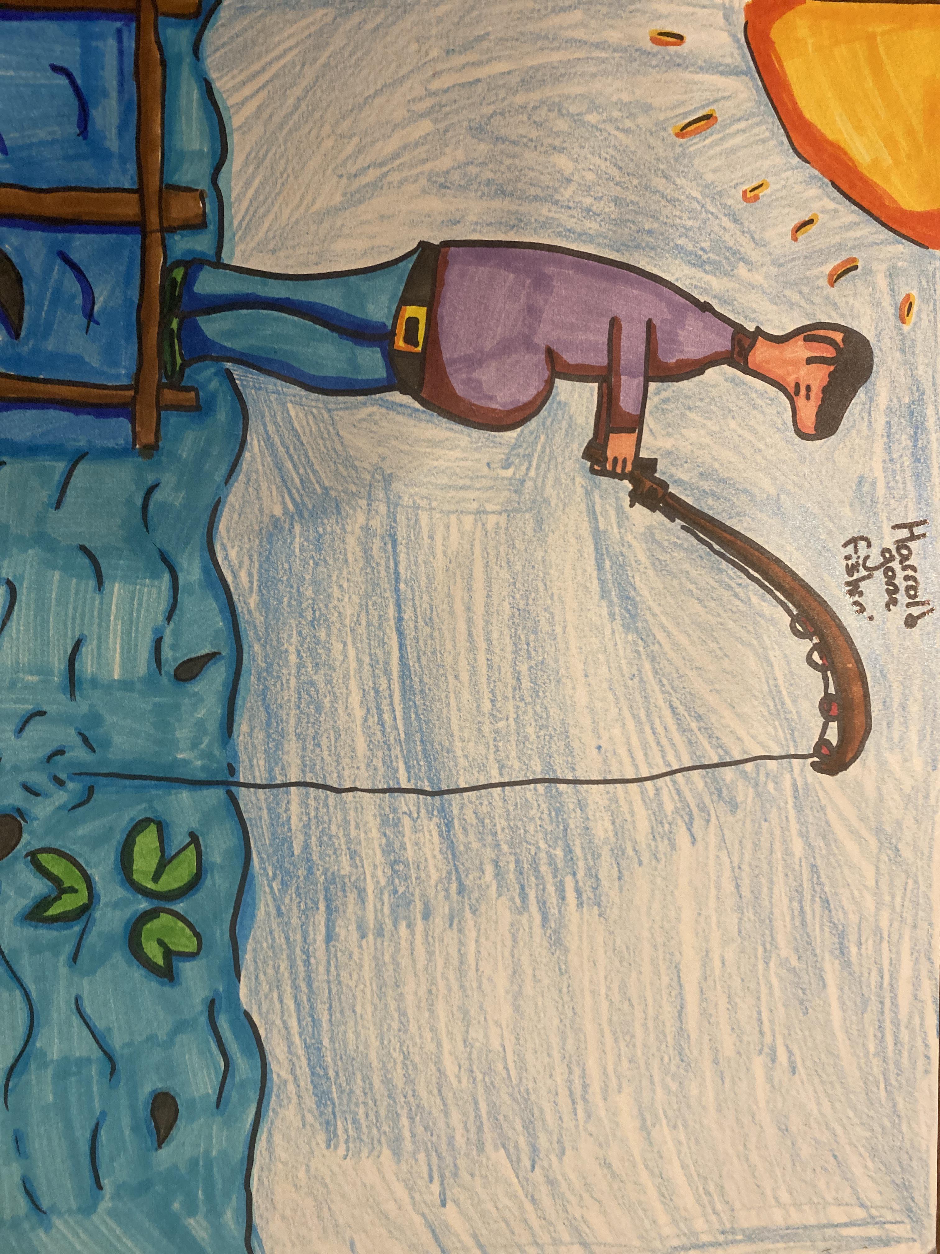 Harrold’s gone fishing | Scrolller