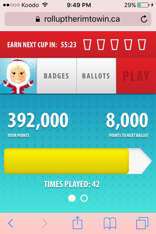 Has anyone won anything with the online roll up rim games? | Scrolller