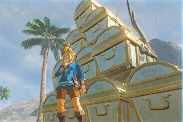 Having saved Hyrule and the world, Link decided to pursue his true passion: Treasure hunting ...